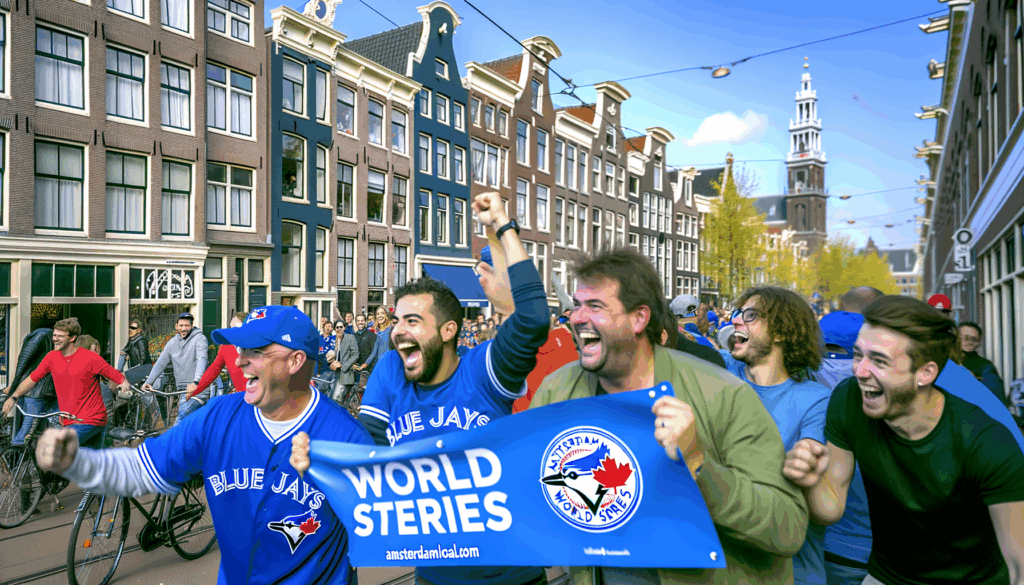 Amsterdamse fans juichen: Blue Jays terug in de World Series na 30 jaar